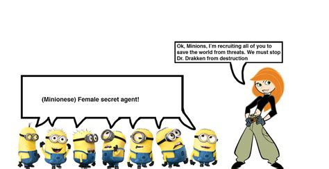 Kim Possible Meets The Minions By Mrtoonlover83 On Deviantart