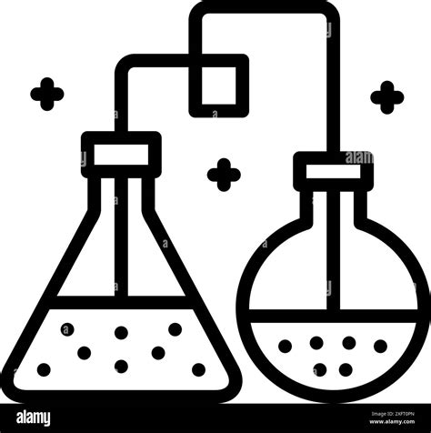 Icon For Chemicals Erlenmeyer Flask Stock Vector Image And Art Alamy