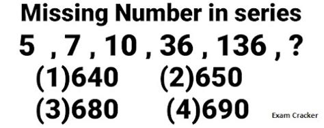 Ten Most Expected Missing Number Series Questions For Sbi Po With