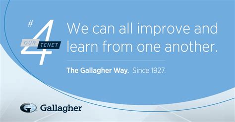 The Gallagher Way Tenet 4