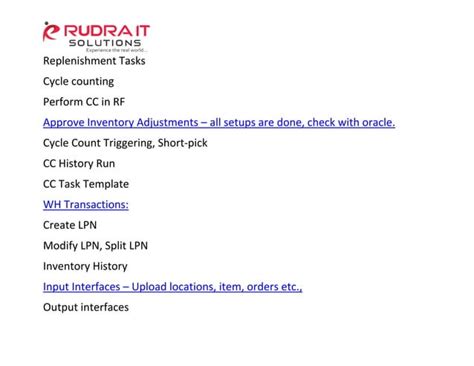 Oracle Cloud Wms Logfire Online Training Pdf