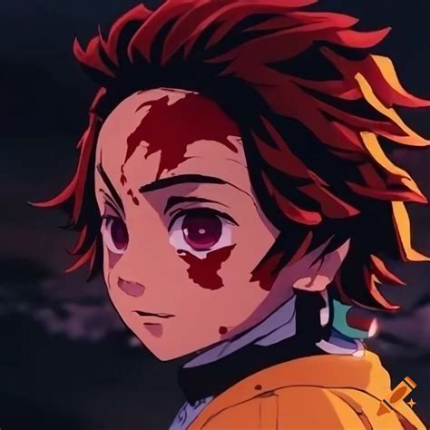 Tanjiro Face Color
