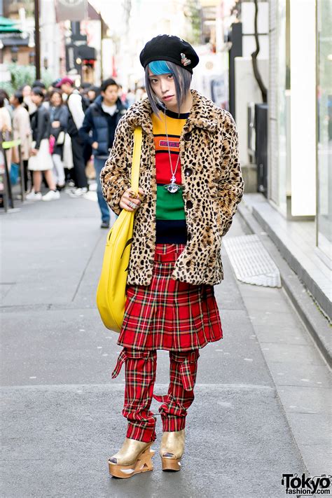 Harajuku Guy In Leopard Coat Sexy Dynamite London Dolls Kill