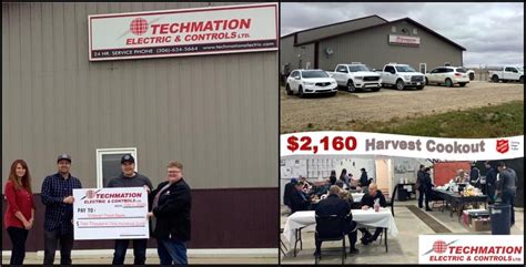 Techmation Electric And Controls Ltd On Linkedin Estevanfoodbank Donation Techmation