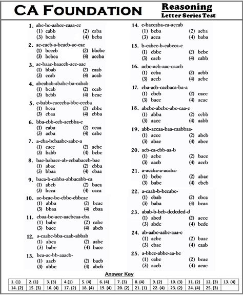 number series coding decoding and odd man out