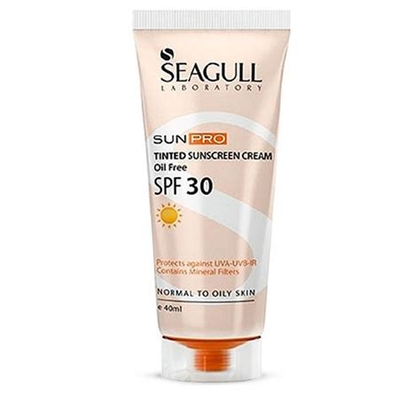 گالف دارو داروخانه اینترنتی کرم ضدآفتاب سی گل رنگی فاقد چربی با Spf