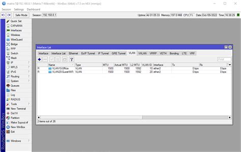 Hp Procurve 1810g 24 Vlan With Mikrotik 750g R3 Matrix 7