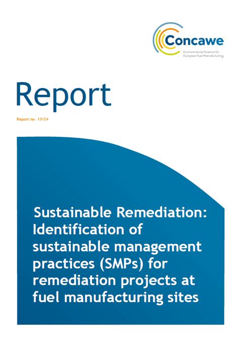 Sustainable Remediation Identification Of Sustainable Management