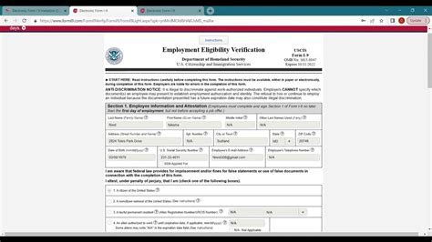 How To Complete Section 2 Of The I9 Form As An Authorized