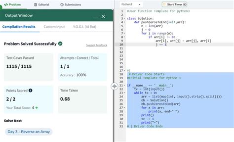 Geekstreak2025 Gfg160 Gfg Gfg160 Geekstreak2025 Problemsolving Ayush Raj Chourasia