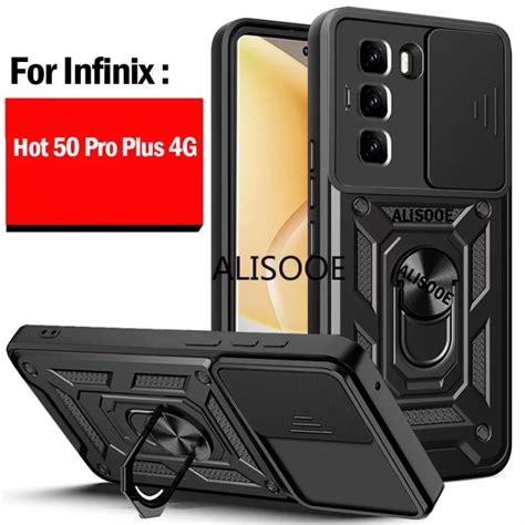 Case Infinix Hot Pro Plus Softcase SLIDE ARMOR CAMERA PROTECTION Casing Hp Infinix Hot Pro