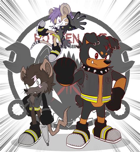 Sonic Oc Rotten Rat Repair Service By Brp Art On Deviantart