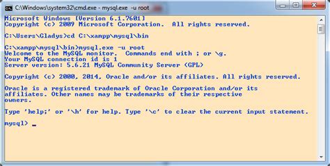 Princess Gladys Ingrid Membuat Tabel Relasi Database Mysql Dengan Cmd Dan Xampp
