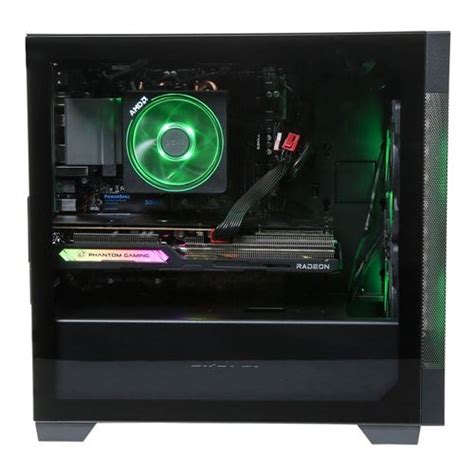 Powerspec G517 Gaming Desktop Pc Ryzen 7 5800x3d Rx7600 8gb Gddr6 16gb Ram 500gb Ssd 700