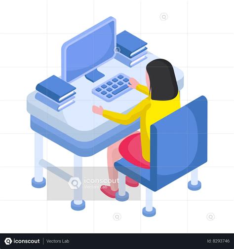 Computer Class Illustration Free Download School And Education Illustrations Iconscout