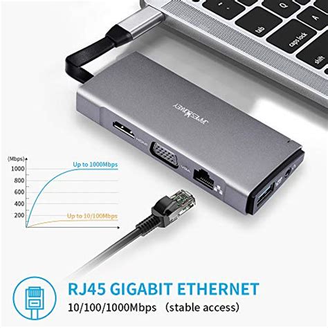 Usb C Hub James Donkey Usb C Docking Station In Triple Display Usb Type C Adaptor With Hdmi