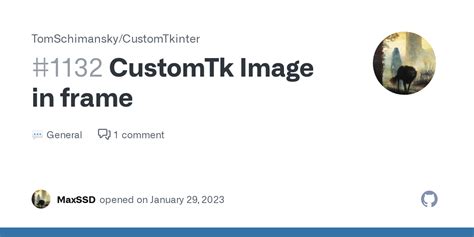 Customtk Image In Frame · Tomschimansky Customtkinter · Discussion
