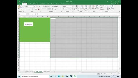 Sma Membuat Tombol Menu Di Excel Dengan Mudah