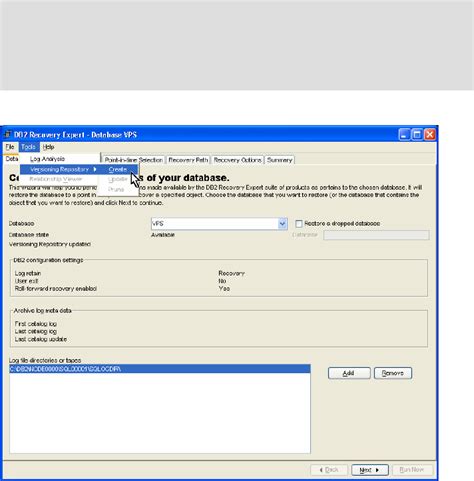 Tivoli Storage Manager And Other Vendor Libraries Ibm Db2 Recovery