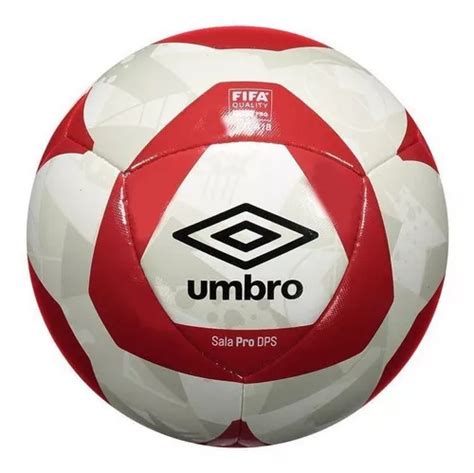 Pelota Unisex Umbro Sala Pro Color Blanco Y Rojo Mercadolibre
