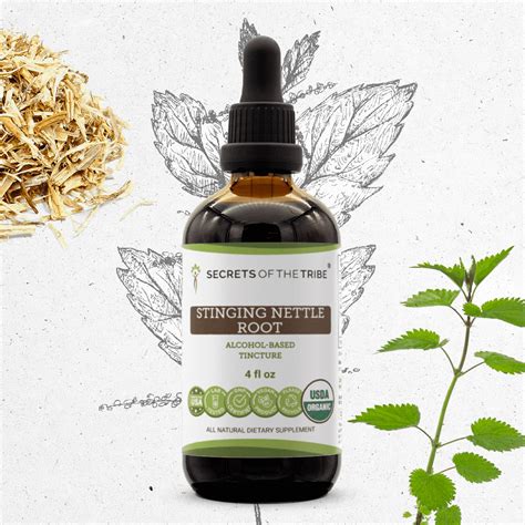 Stinging Nettle Root Tincture Alcohol Extract Organic Stinging Nettle