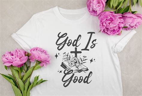 God Is Good Svg Bible Verse Svg Jesus Graphic By Deenaenon · Creative