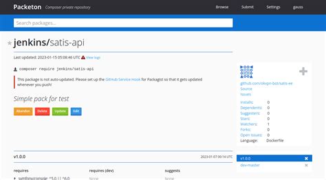Overview Packeton Docs