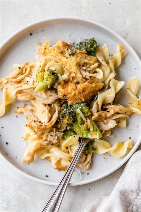 Chicken And Broccoli Noodle Casserole Skinnytaste