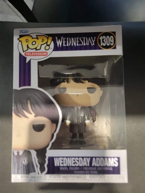 In Hand Netflix Wednesday Addams Funko Pop Jenna Ortega 1309 Television A Eur 2966 Picclick It