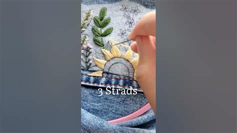 56 Step 21 Tutorial 1 Satin Stitch Floral Jacket Youtube