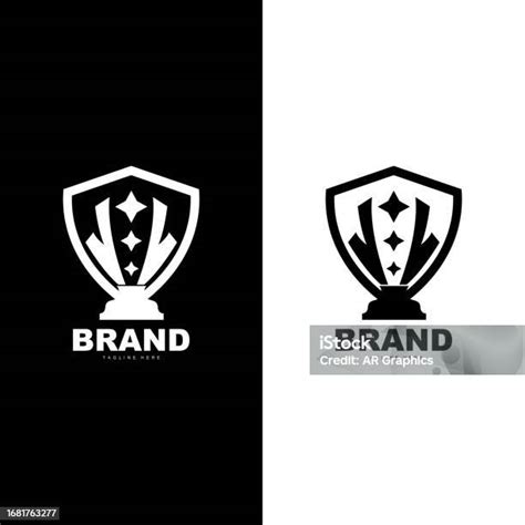 트로피 로고 일러스트레이션 어워드 수상자 템플릿 벡터 디자인 1위에 대한 스톡 벡터 아트 및 기타 이미지 1위 Championship 경쟁 Istock