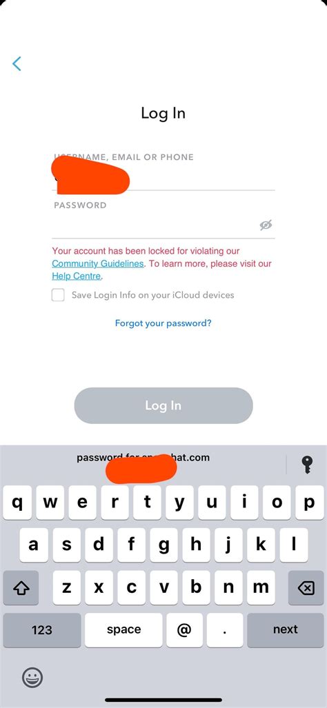 My Snapchat Account Got Locked But Doesnt Say Ss06 Or Anything I Did Appeal It But It Got