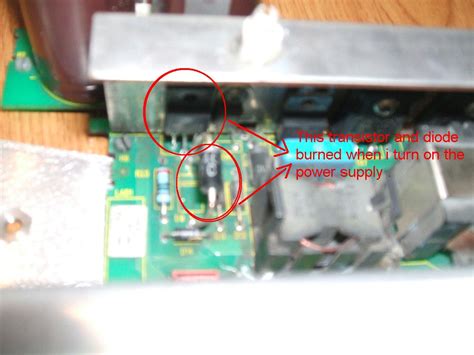 Why This Transistor Fuse And Diode Burned When I Turn On The Power Supply What Couse Forum