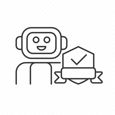 Automation Robot Detecting Intruder Security Icon Download On Iconfinder