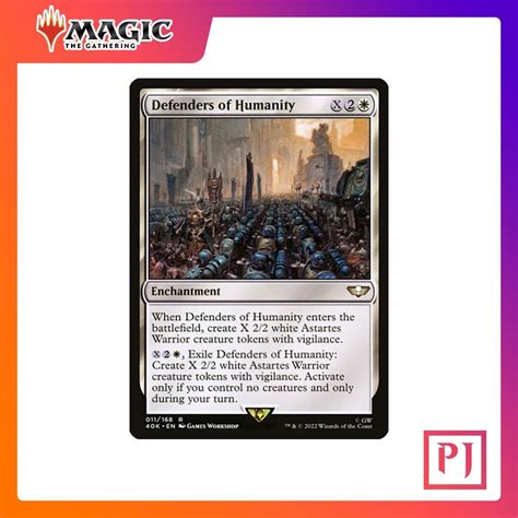 [mtg] Defenders Of Humanity Warhammer 40 000 [40k] [white] [rare