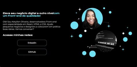 ketyllen oliveira no linkedin portfólio frontend javascript html css git github