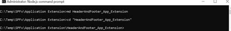 sharepoint framework header footer spfx extension add custom header and footer using