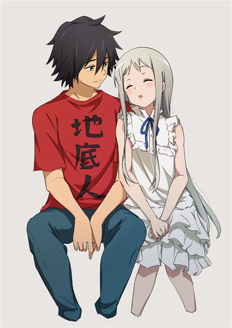 Honma Meiko And Yadomi Jinta Ano Hi Mita Hana No Namae Wo Bokutachi Wa Mada Shiranai Drawn By