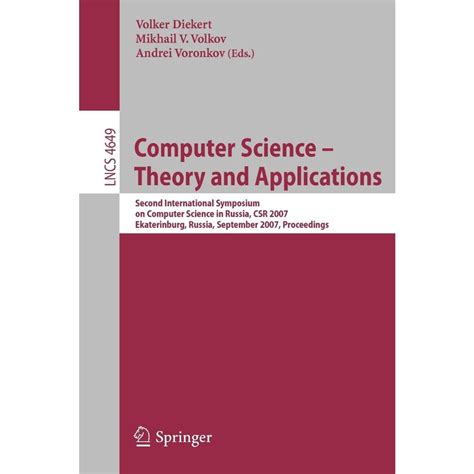 Computer Science Theory And Applications Submarino