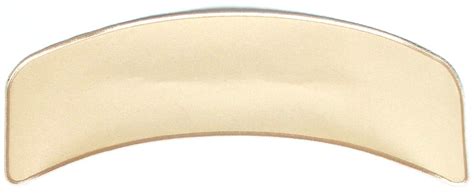 Beige 4 Inch Arched Blank Patch Rocker Embroidered Patches