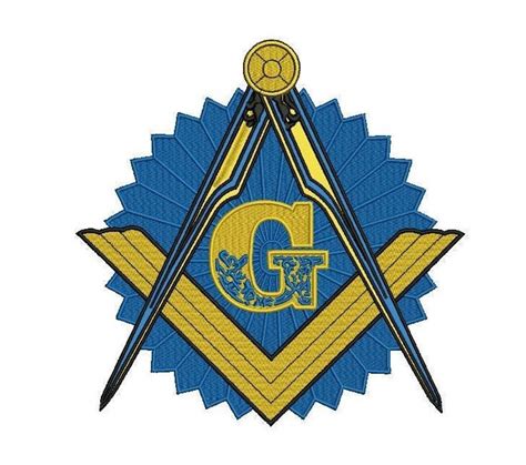 Masonic Compass 2 Jacketback Sizes Digitized Filled Machine Etsy
