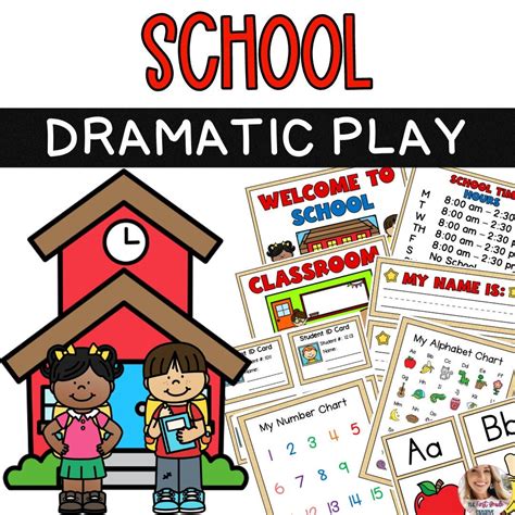 Pretend School Dramatic Play Center Classroom Play Pretend Play