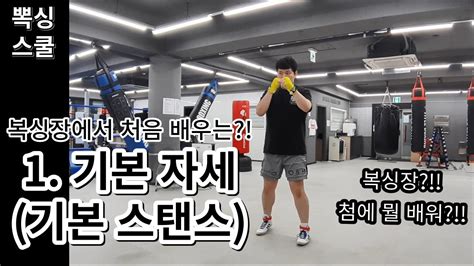 복싱강의ㅣ 복싱 기본자세 리얼 실제로 복싱장에서 배우는 그대로 Youtube