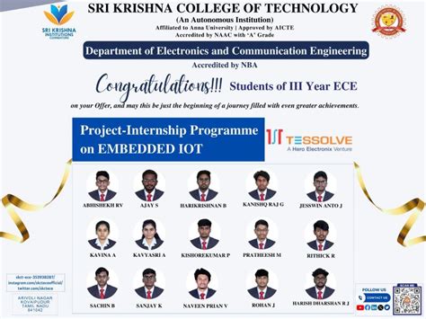 rithick r on linkedin tessolve internship embedded iot intern