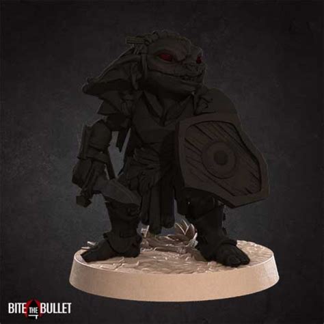 3d Printable Goblin Fighter By Bite The Bullet