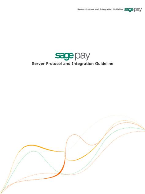 Sage Pay Serverprotocoland Integration Guidelines Download Free Pdf