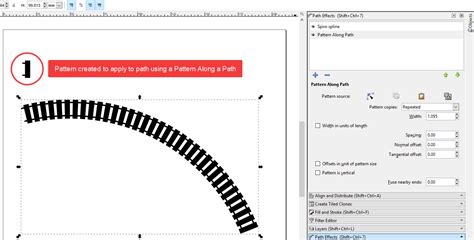 inkscape how to create perspective with curved lines graphic