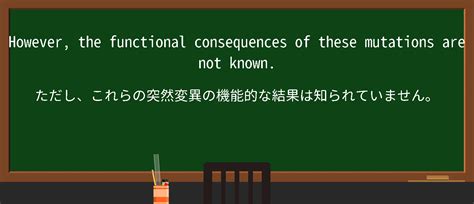 【英単語】functional Consequencesを徹底解説！意味、使い方、例文、読み方