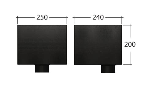 Flushfit 102x76mm Rectangle Standard Hopper Head