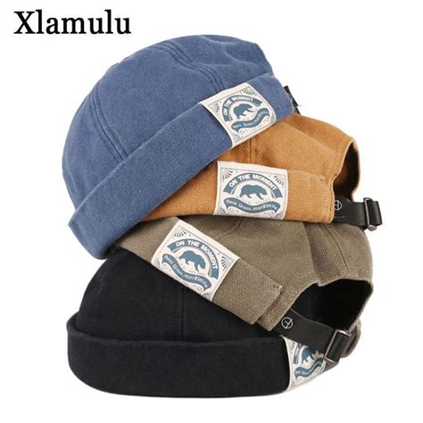 Fashion Men Docker Retro Sailor Cap Blue One Size Sailor Cap Cap Men Fashion Hats For Men